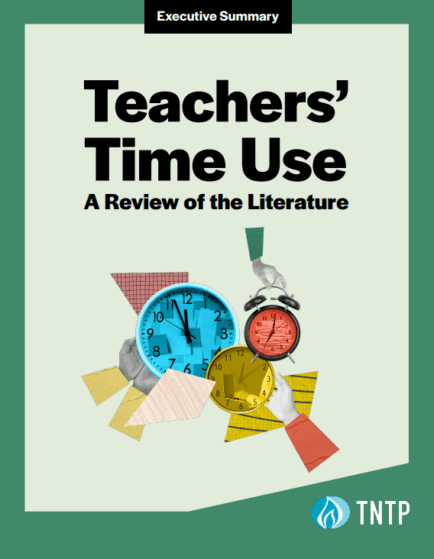 Teachers’ Time Use - TNTP